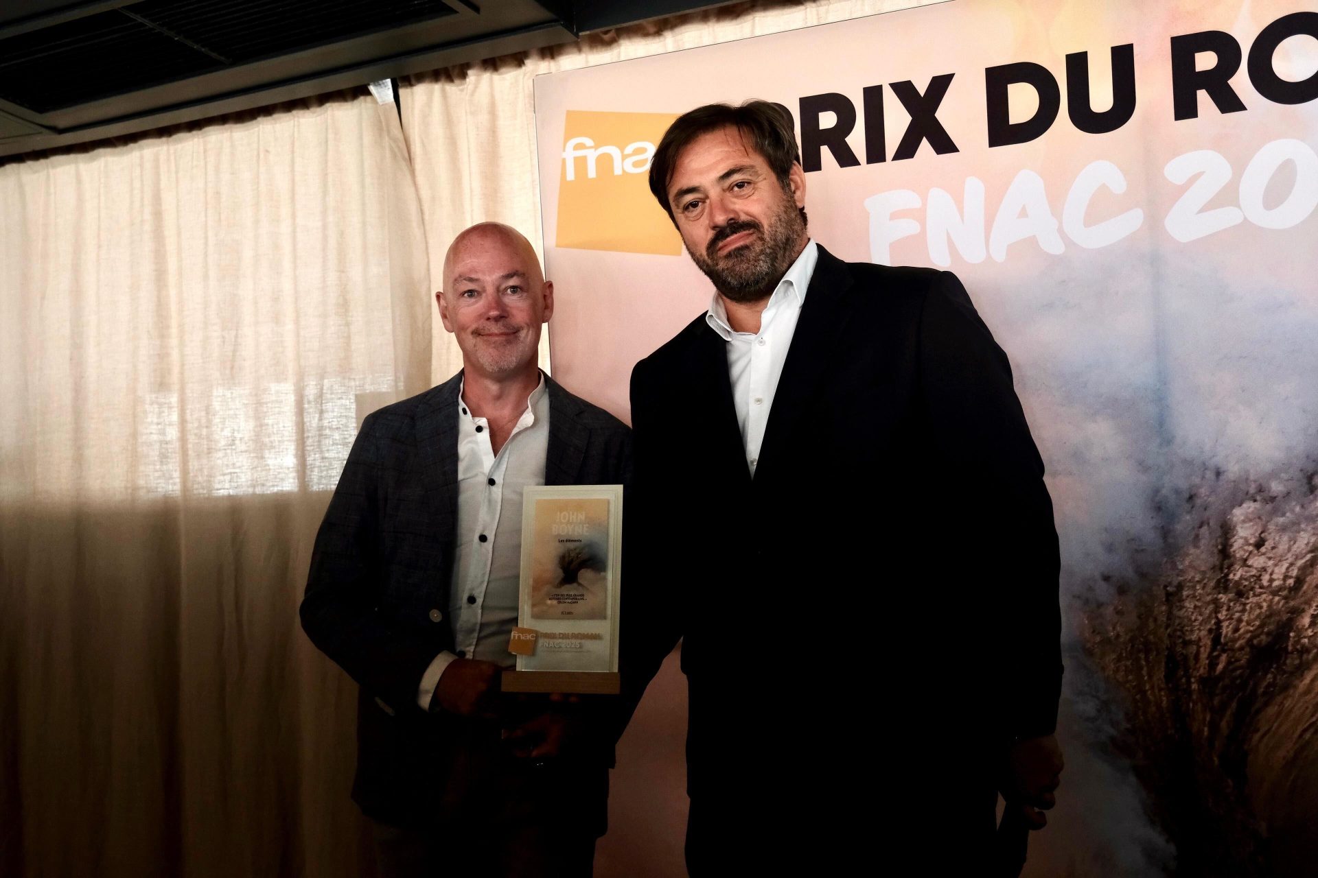 John Boyne est lauréat du Prix du Roman Fnac 2025 pour « Les éléments ...